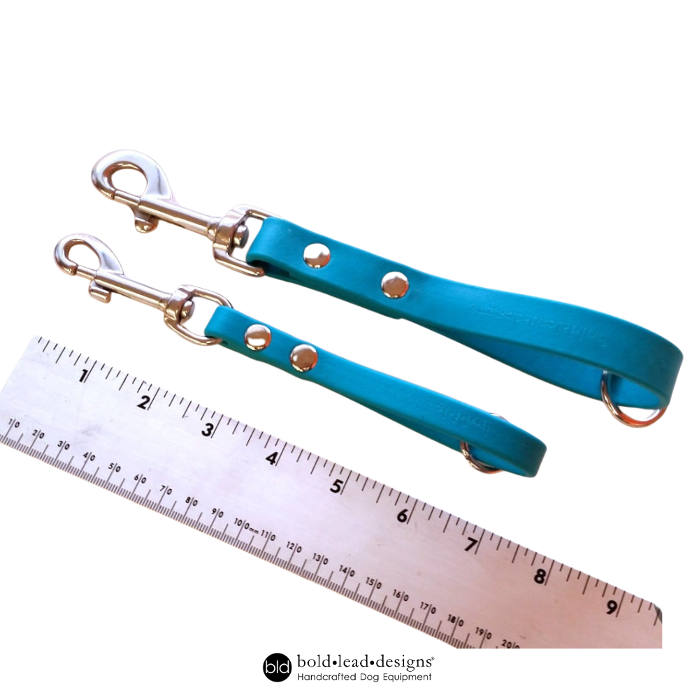 Leather Training Tab (check cord) – Bold Lead Designs