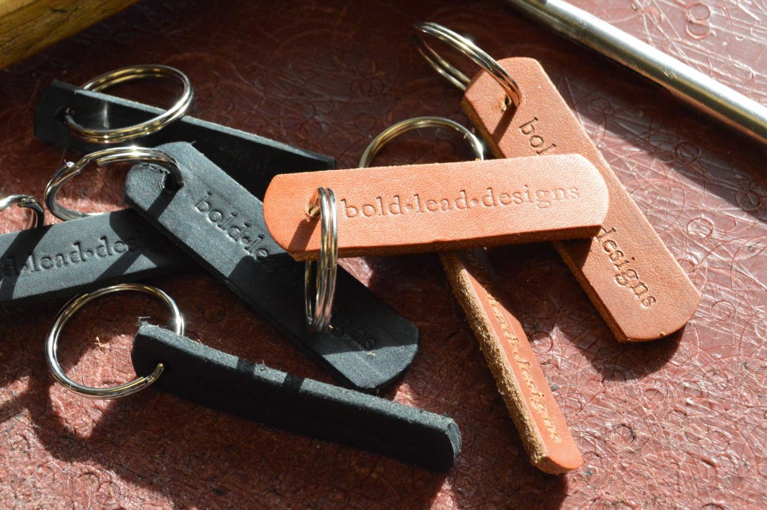 BLD Leather Key Fob Bold Lead Designs